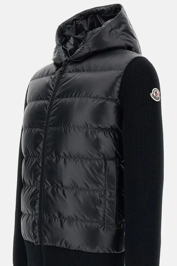 Moncler Padded Hood Cardigan Jacket