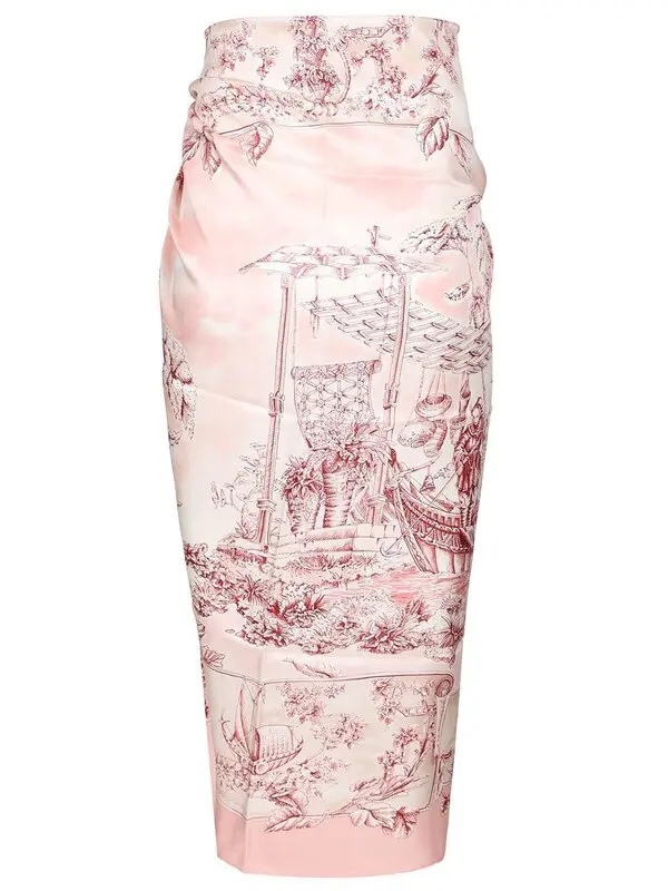 FERRAGAMO Pareo With Travel Print - Multicolor