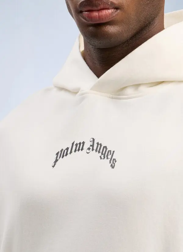 Palm Angels Hooded Sweatshirt - White