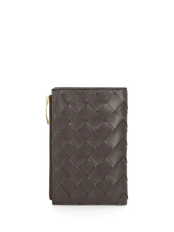 Bottega Veneta Medium Bi-fold Braided Wallet
