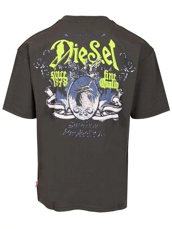 DIESEL® Cotton T-shirt - Black