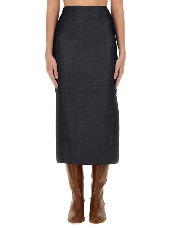 Etro Wool Blend Pencil Skirt