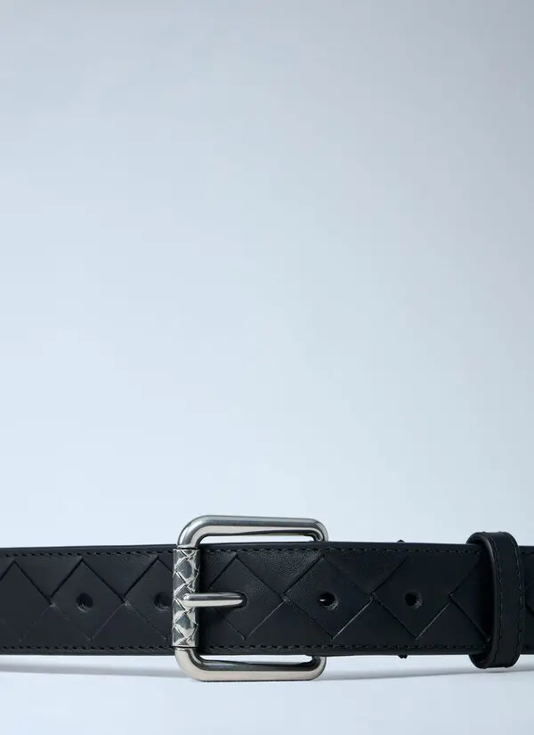 Bottega Veneta Braided Belt - Black