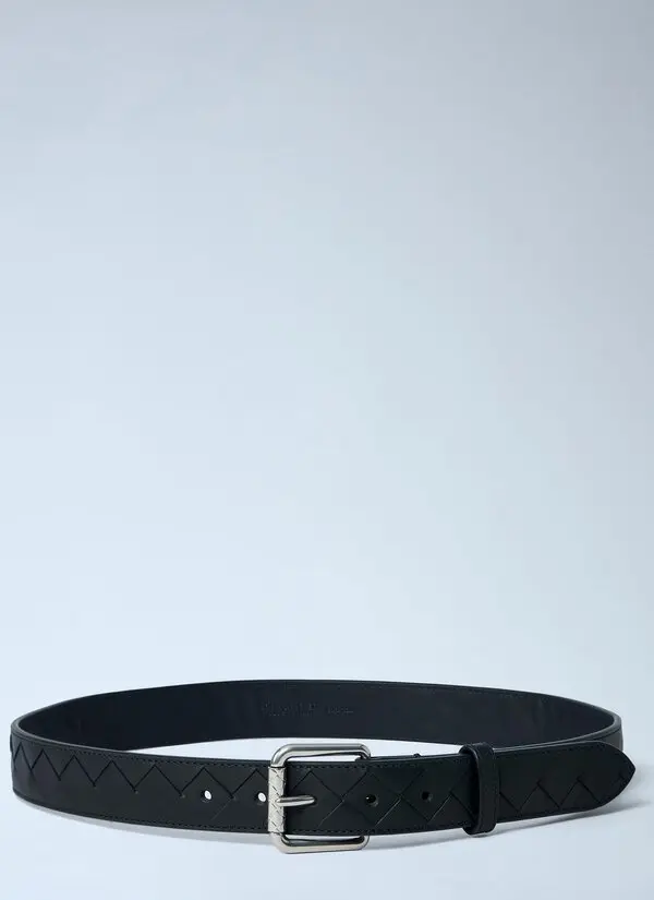 Bottega Veneta Braided Belt - Black