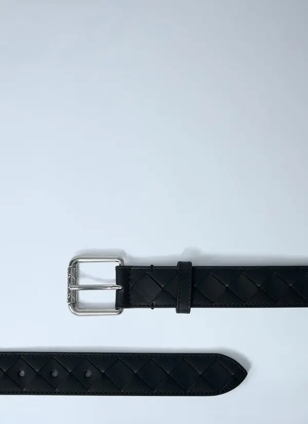 Bottega Veneta Braided Belt - Black