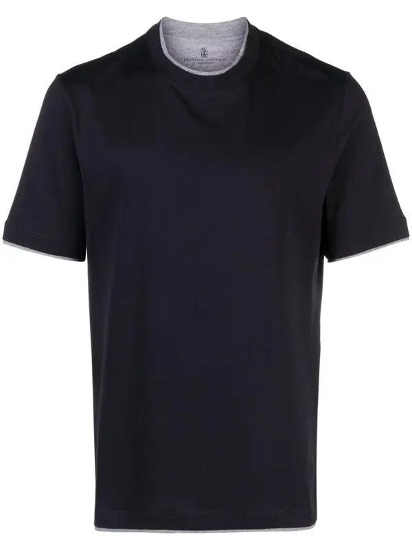 Brunello Cucinelli T-shirt With Faux-layering