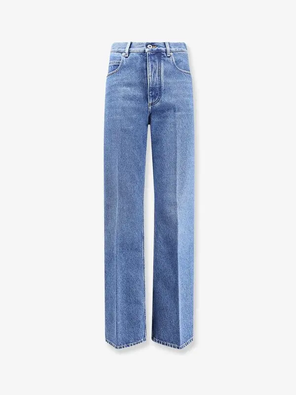 Bottega Veneta Flared Cotton Jeans - Multicolor
