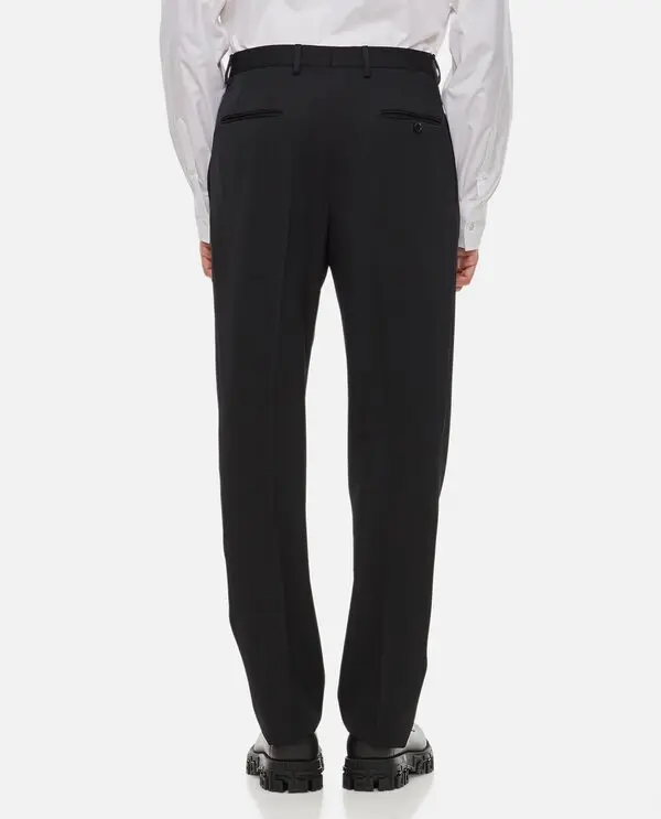 LANVIN Straight Leg Wool Trousers