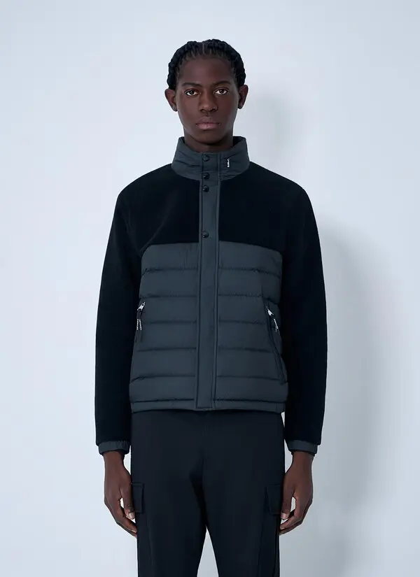 Moncler Mistral Teddy Short Jacket - Black