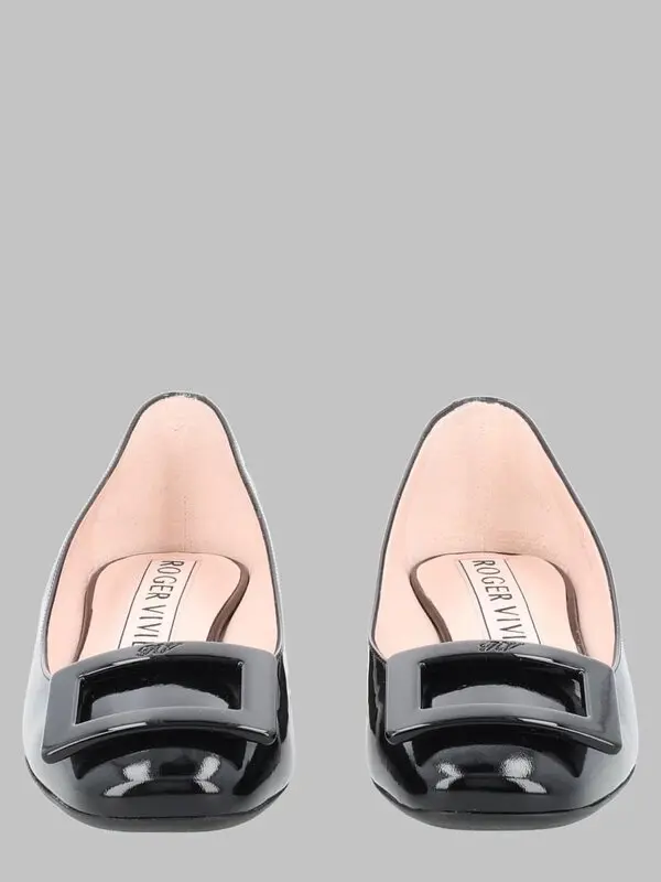 ROGER VIVIER Vernice Ballerina U Look - Black