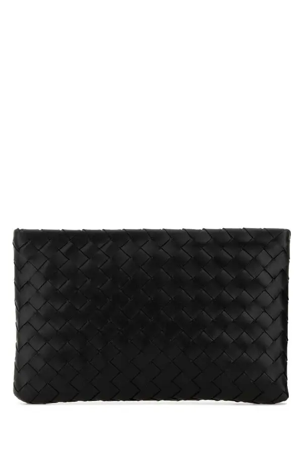 Bottega Veneta Leather Medium Clutch