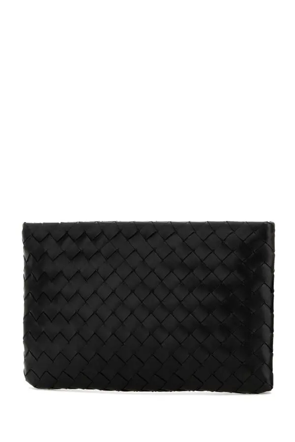 Bottega Veneta Leather Medium Clutch