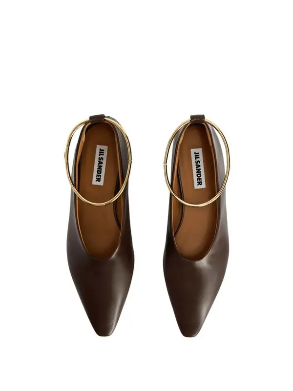 JIL SANDER Ring Ballet Flats