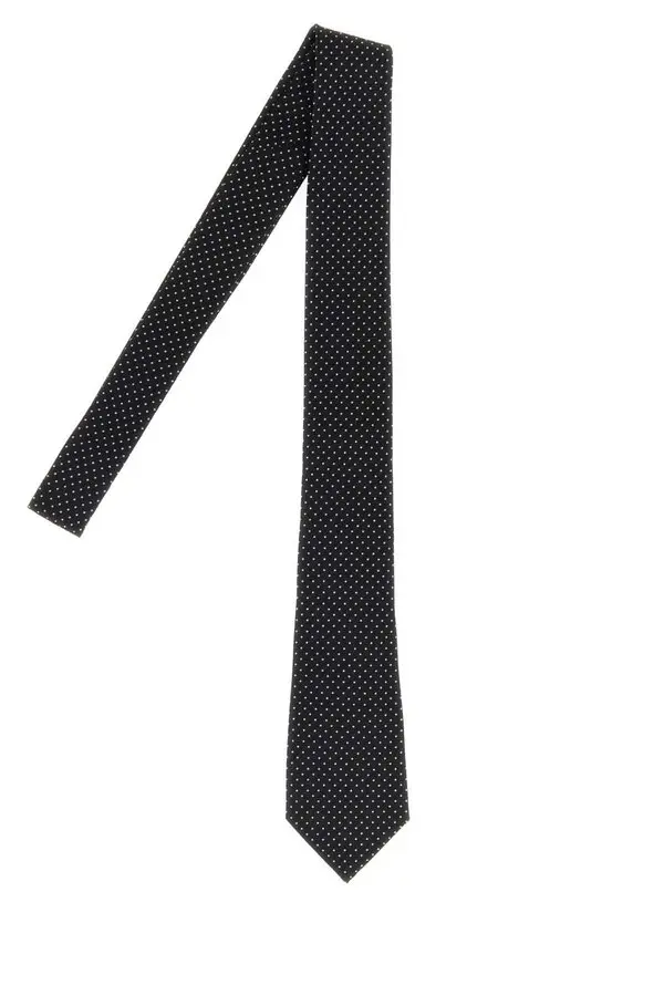 TOM FORD Embroidered Silk Tie - Multicolor