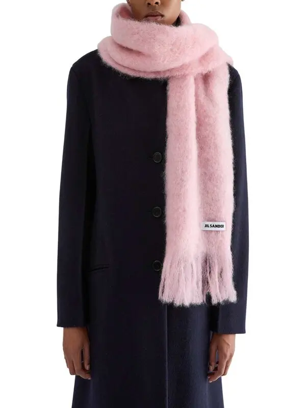 JIL SANDER Small Wool Blend Scarf