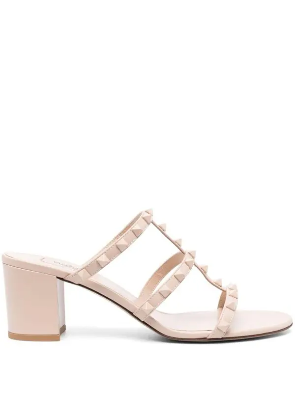 Valentino Garavani Rockstud Leather Sandals - Multicolor