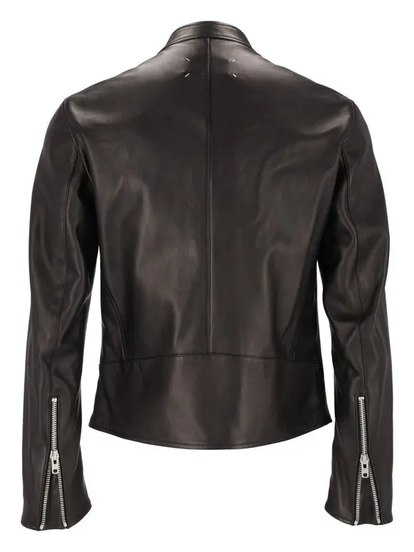 MAISON MARGIELA 5-zip Leather Jacket