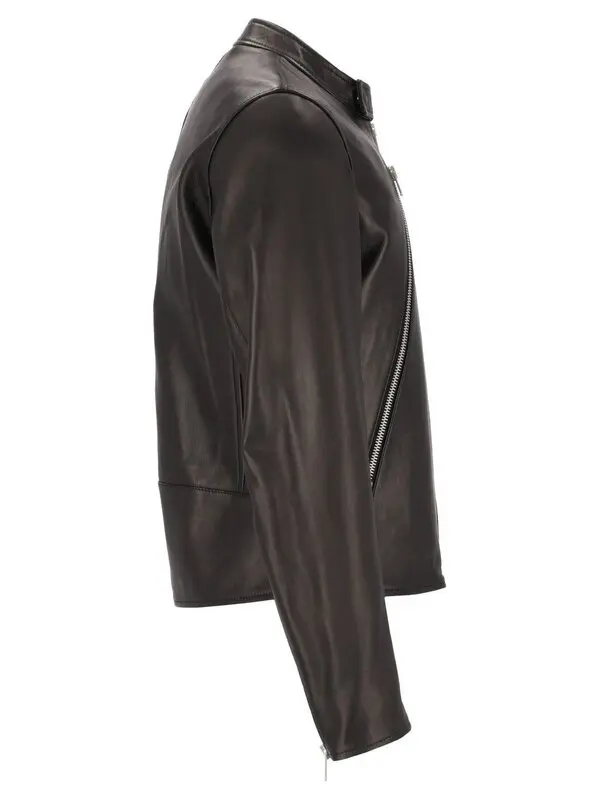 MAISON MARGIELA 5-zip Leather Jacket