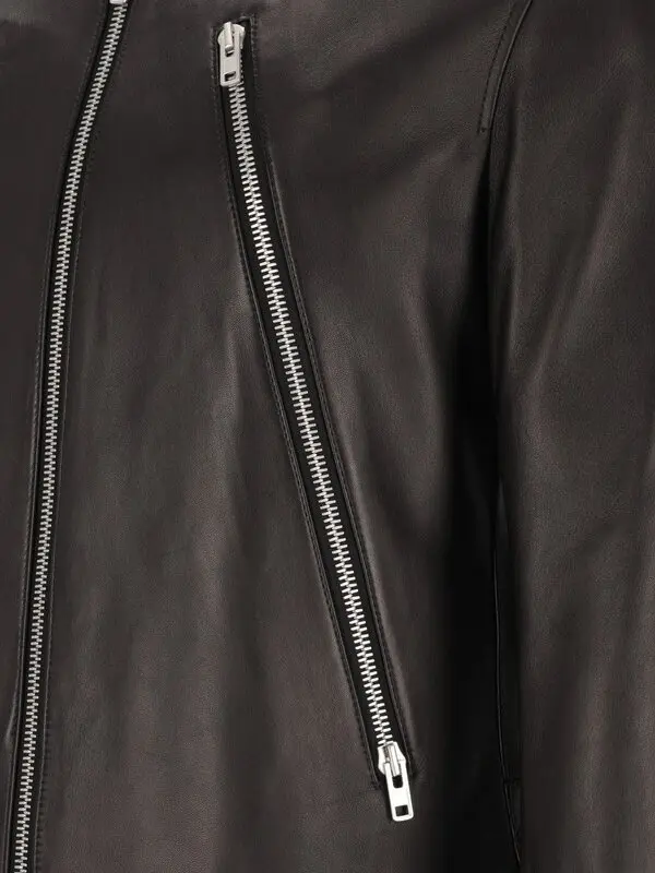 MAISON MARGIELA 5-zip Leather Jacket