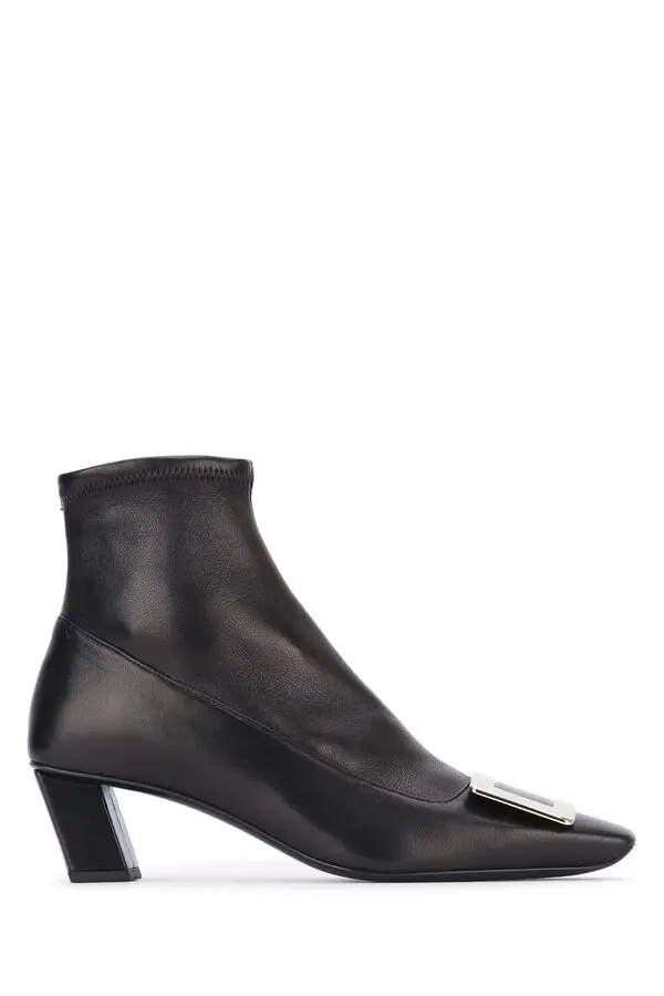 ROGER VIVIER Leather Ankle Boots - Multicolor