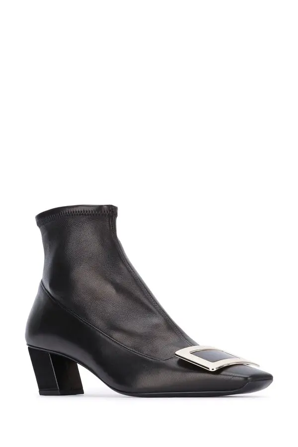 ROGER VIVIER Leather Ankle Boots - Multicolor