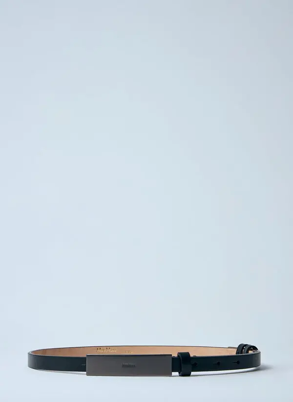 Max Mara Logo Plaque Belt
