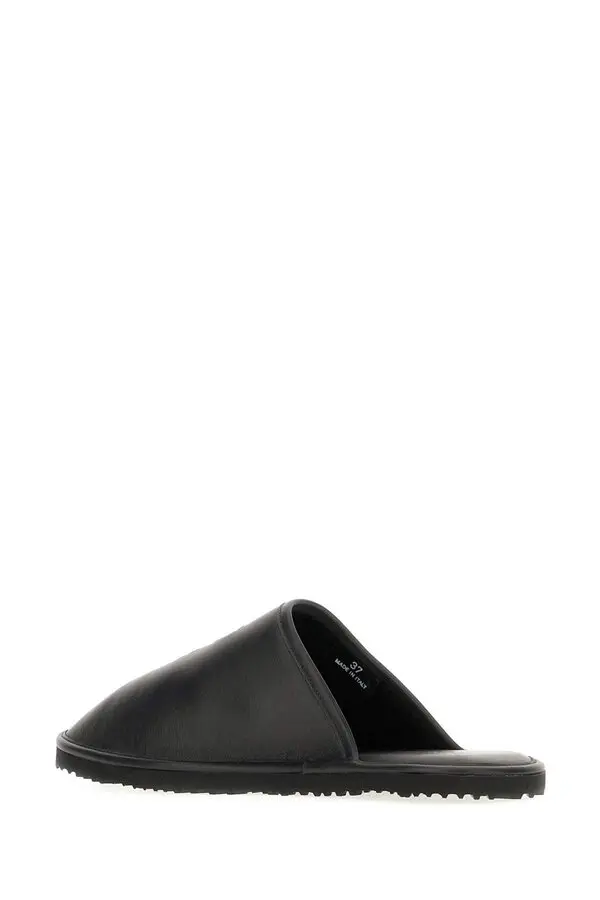 Off-White Leather Slippers - Multicolor