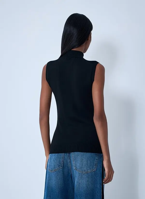 Sportmax Wool Turtleneck Top