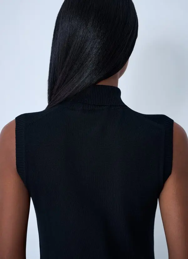 Sportmax Wool Turtleneck Top