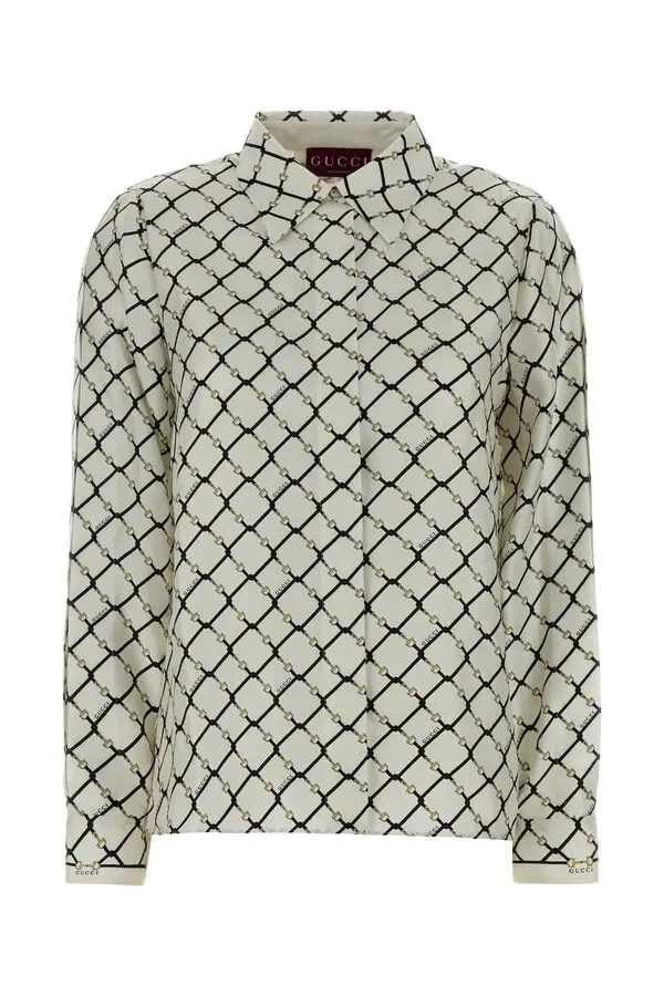 Gucci Printed Silk Shirt