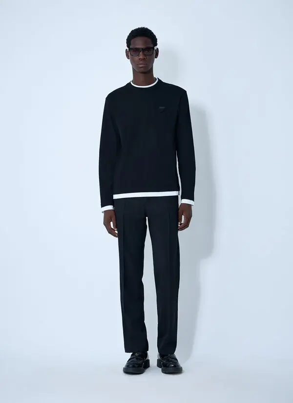 Prada Logo Motif T-shirt