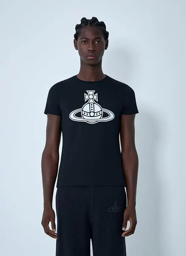 VIVIENNE WESTWOOD Logo Motif T-shirt - Black