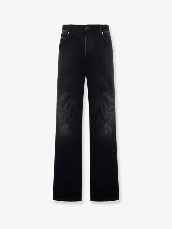Balenciaga Black Denim Jeans - Multicolor