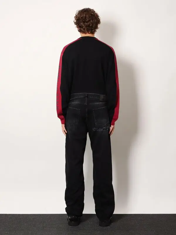 Balenciaga Black Denim Jeans - Multicolor