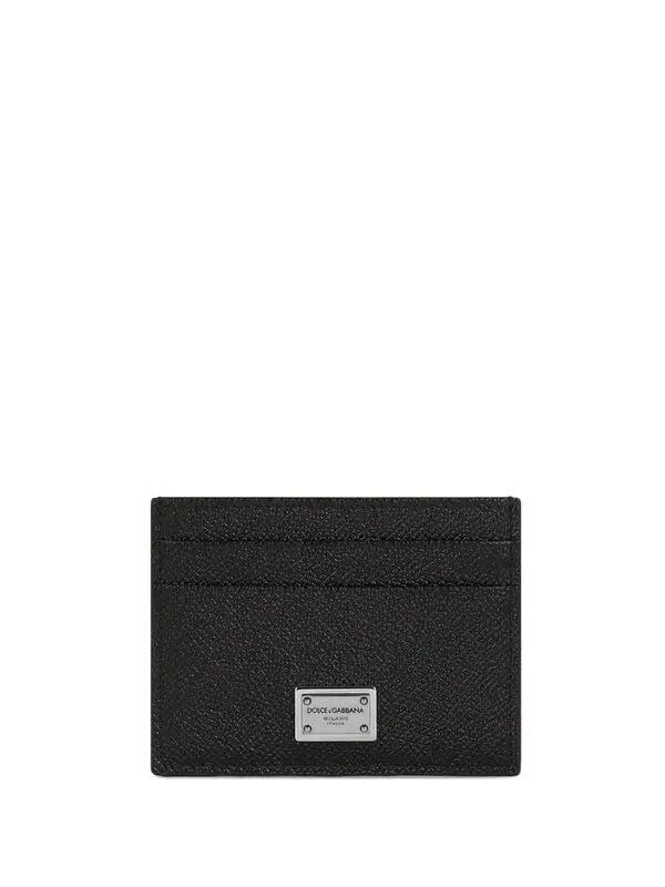 Dolce & Gabbana Card Holder With Logo Plaque