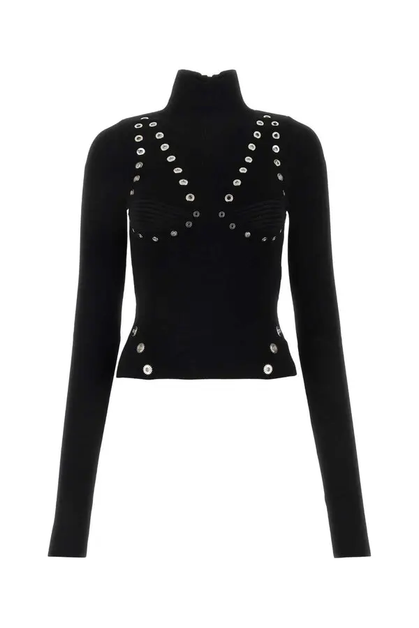 Off-White Viscose Blend Top