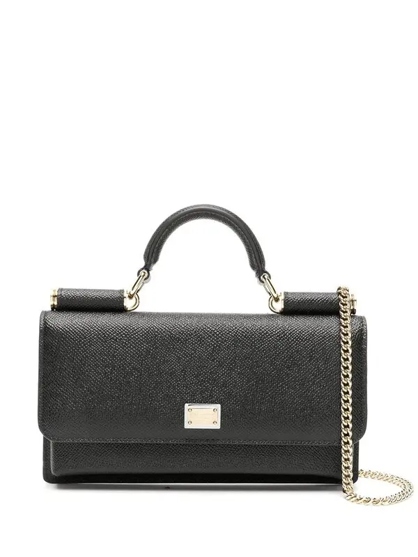 Dolce & Gabbana Embossed Clutch - Black