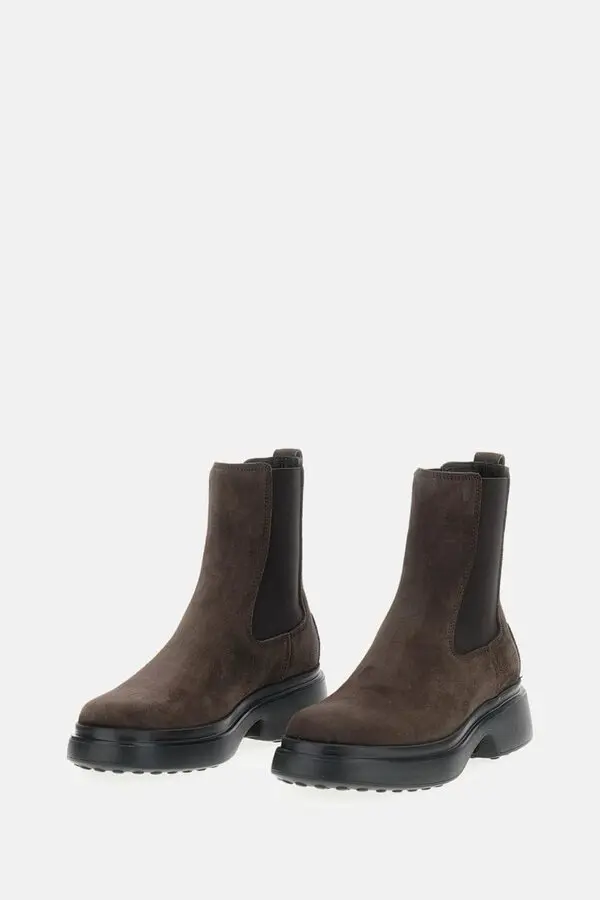 TOD'S Suede Chelsea Gomma 74l Boots