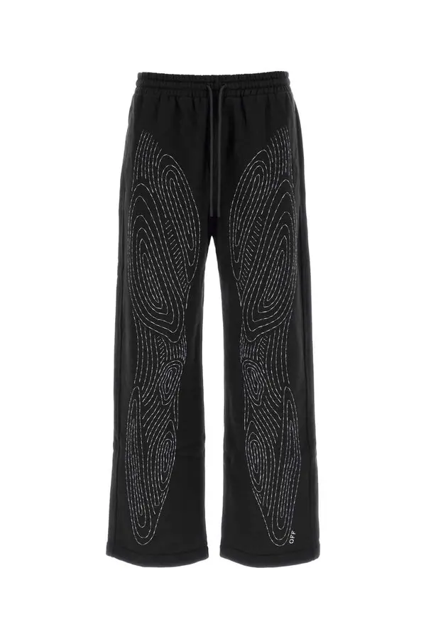 Off-White Cotton Joggers