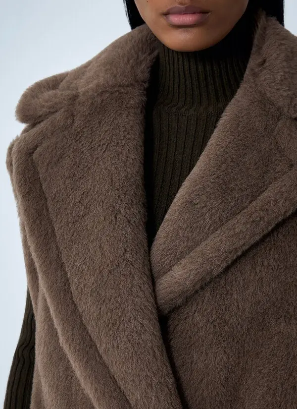Max Mara Camel-hair Gilet - Brown