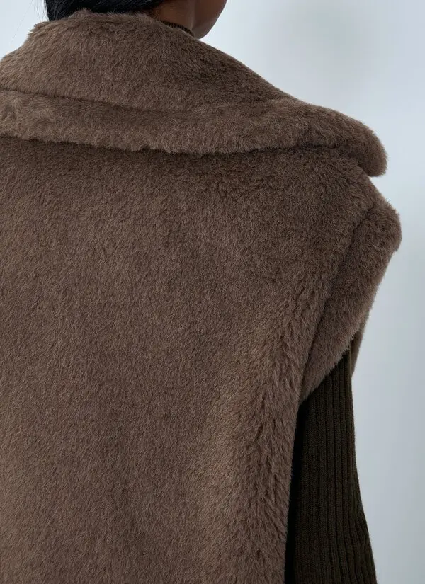 Max Mara Camel-hair Gilet - Brown