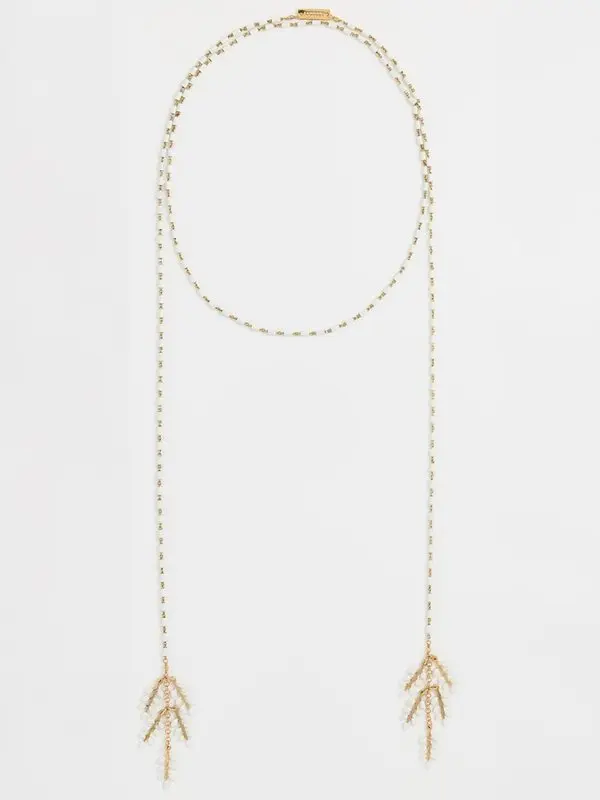 Isabel Marant Étoile Brass Scarf Necklace