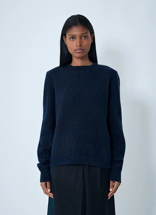 MAISON MARGIELA Wool-blend Crewneck Sweater - Brown