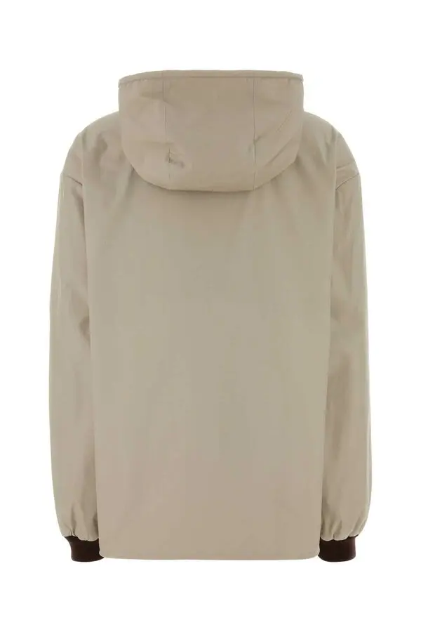 Miu Miu Sand Panama Jacket - Brown