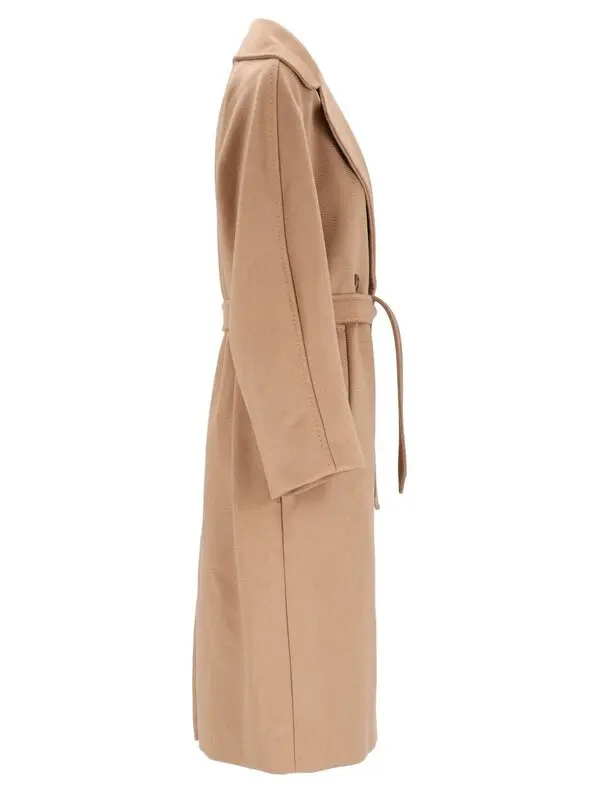 Max Mara Resina Drap Wool Long Coat Double Breast