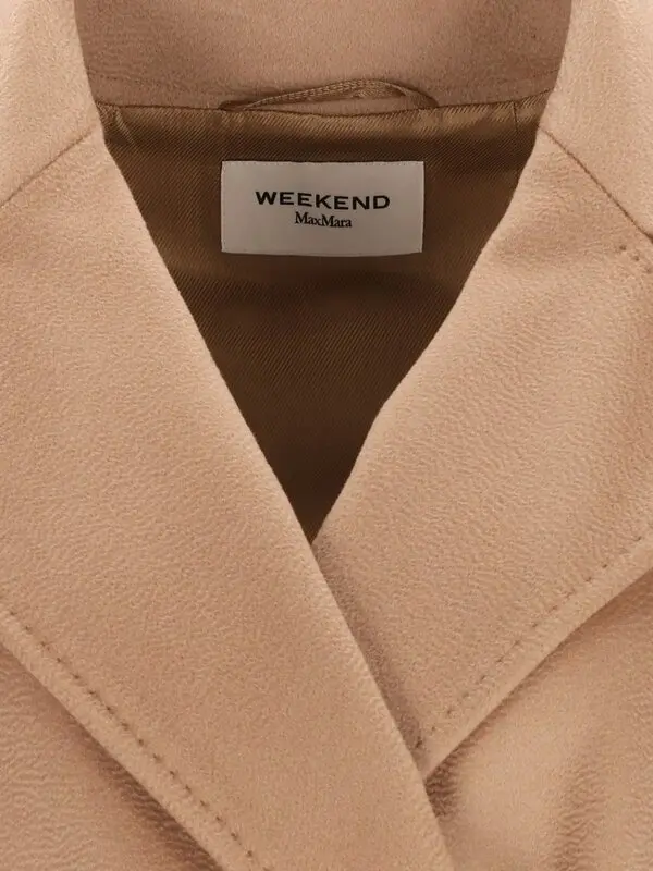 Max Mara Resina Drap Wool Long Coat Double Breast