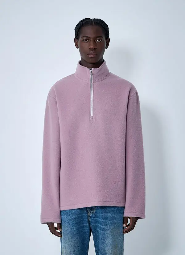 RIER Wool Zip-up Sweatshirt - Multicolor