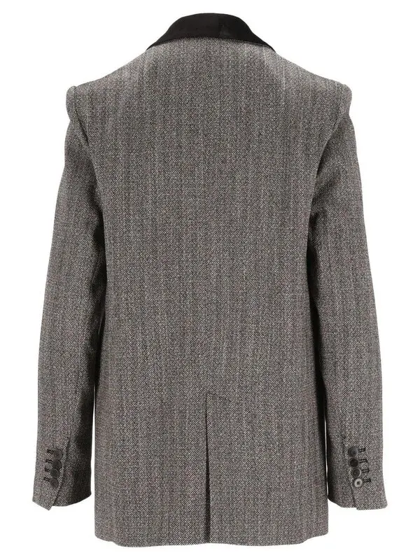 FORTE_FORTE Jaspe Chevron Blazer