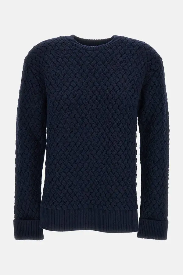 Bottega Veneta Intrecciato Wool Sweater - Multicolor