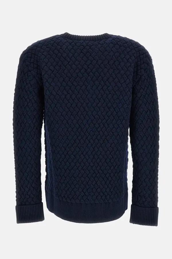 Bottega Veneta Intrecciato Wool Sweater - Multicolor